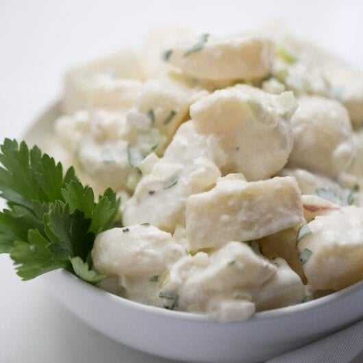 Creamy Potato Salad (no eggs!) - Lauren's Latest