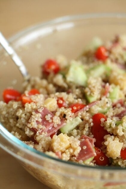 Cold Quinoa Salad - Lauren's Latest