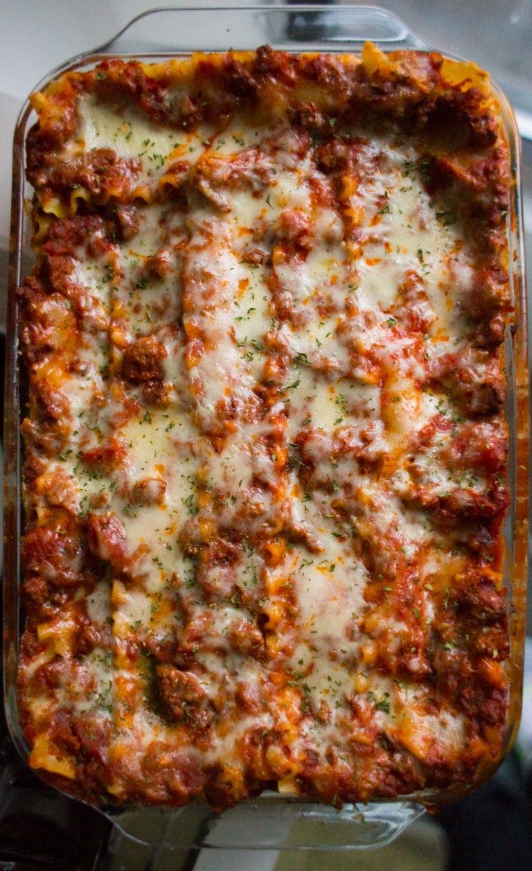 World's Best Lasagna Recipe - Lauren's Latest
