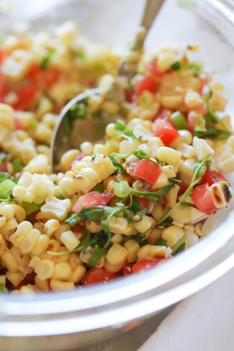 Grilled Corn Salsa Recipe (super easy!!) - Lauren's Latest