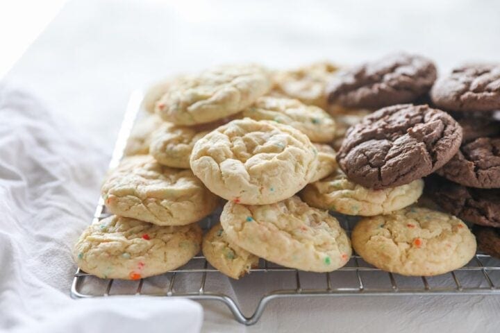 4 Ingredient Cake Mix Cookies (easiest recipe!) - Lauren's Latest