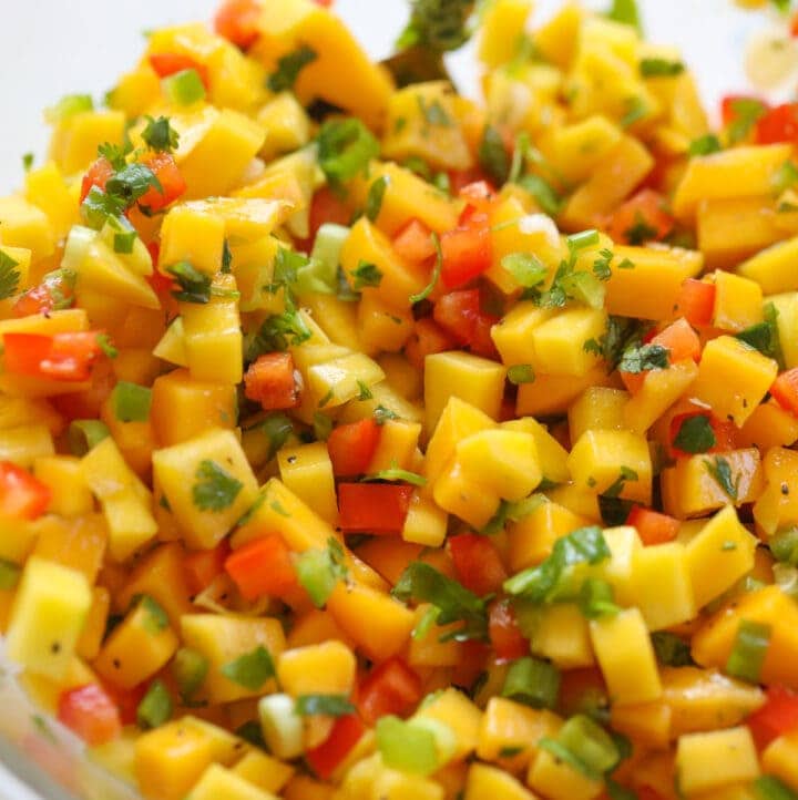 Fresh Mango Salsa Recipe - Lauren's Latest
