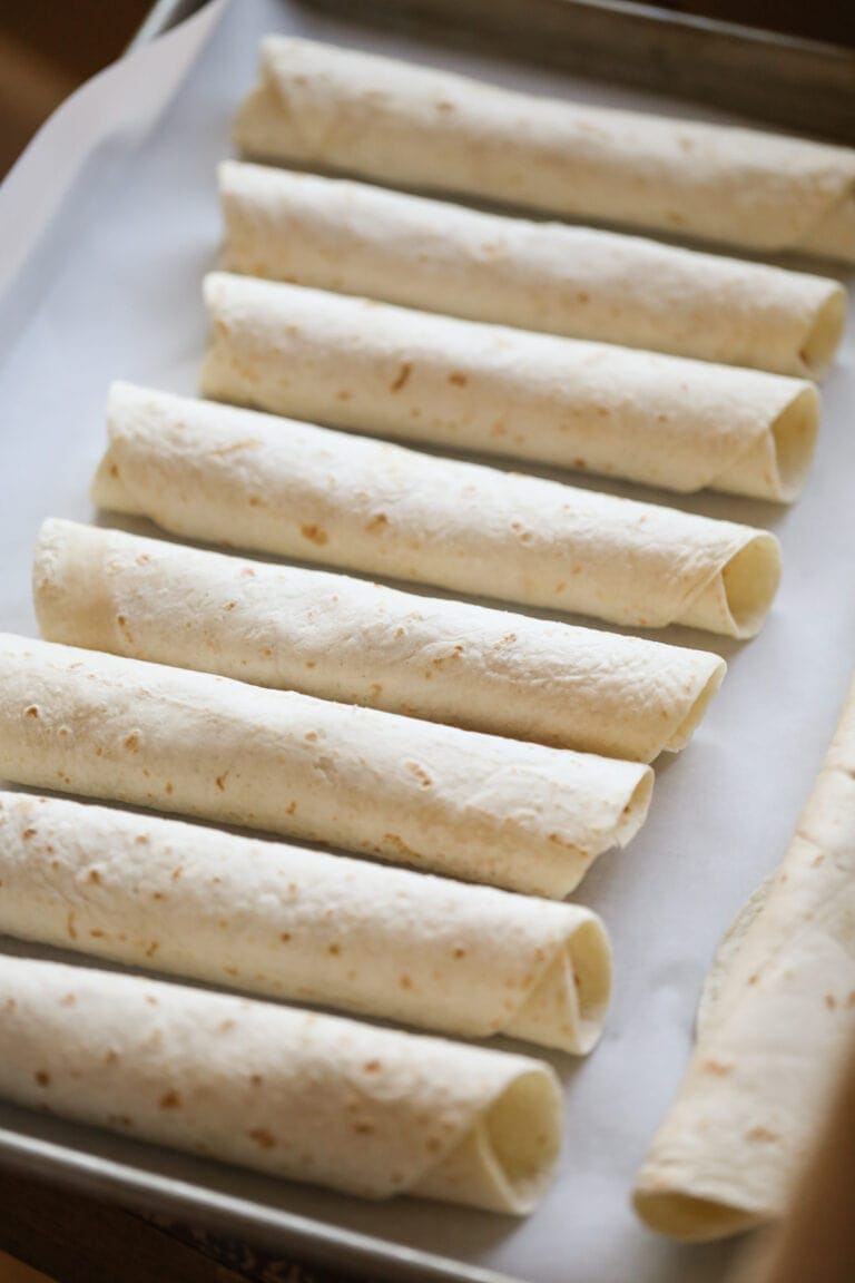Chicken Flautas Recipe (Baked + Frying Directions) - Lauren's Latest
