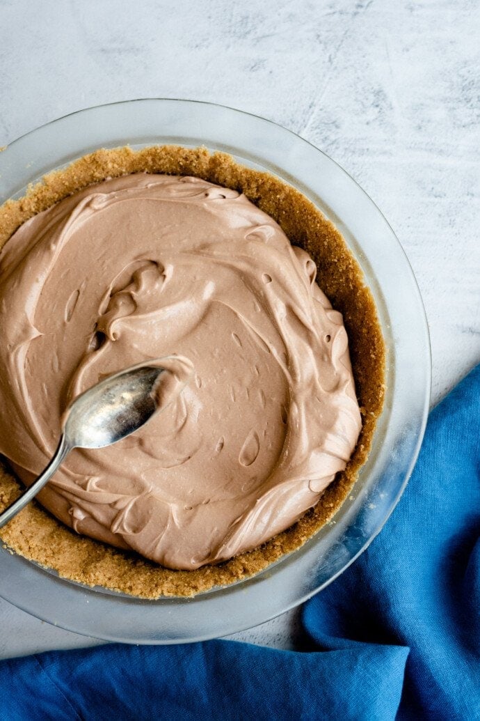 No-Bake Nutter Butter Nutella Pie - Lauren's Latest