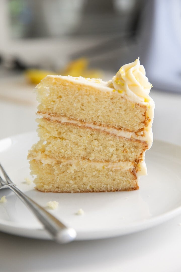 Lemon Cake with Lemon Buttercream Frosting - Lauren's Latest