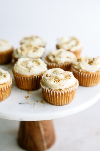 Carrot Cake Cupcakes with Cream Cheese Frosting - Lauren's Latest
