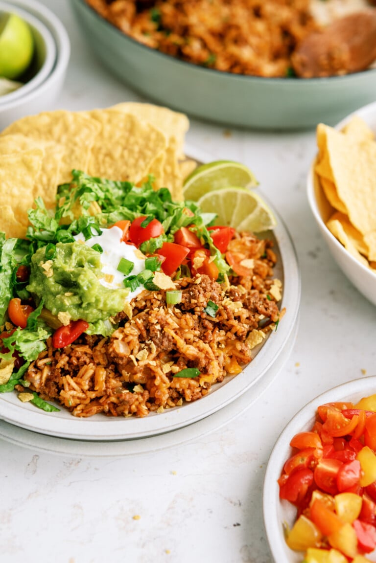 Easy Taco Rice - Lauren's Latest
