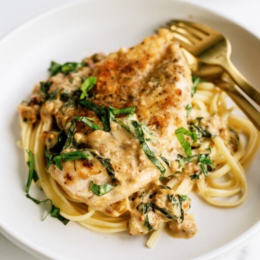 Parmesan Tuscan Chicken Recipe - Lauren's Latest