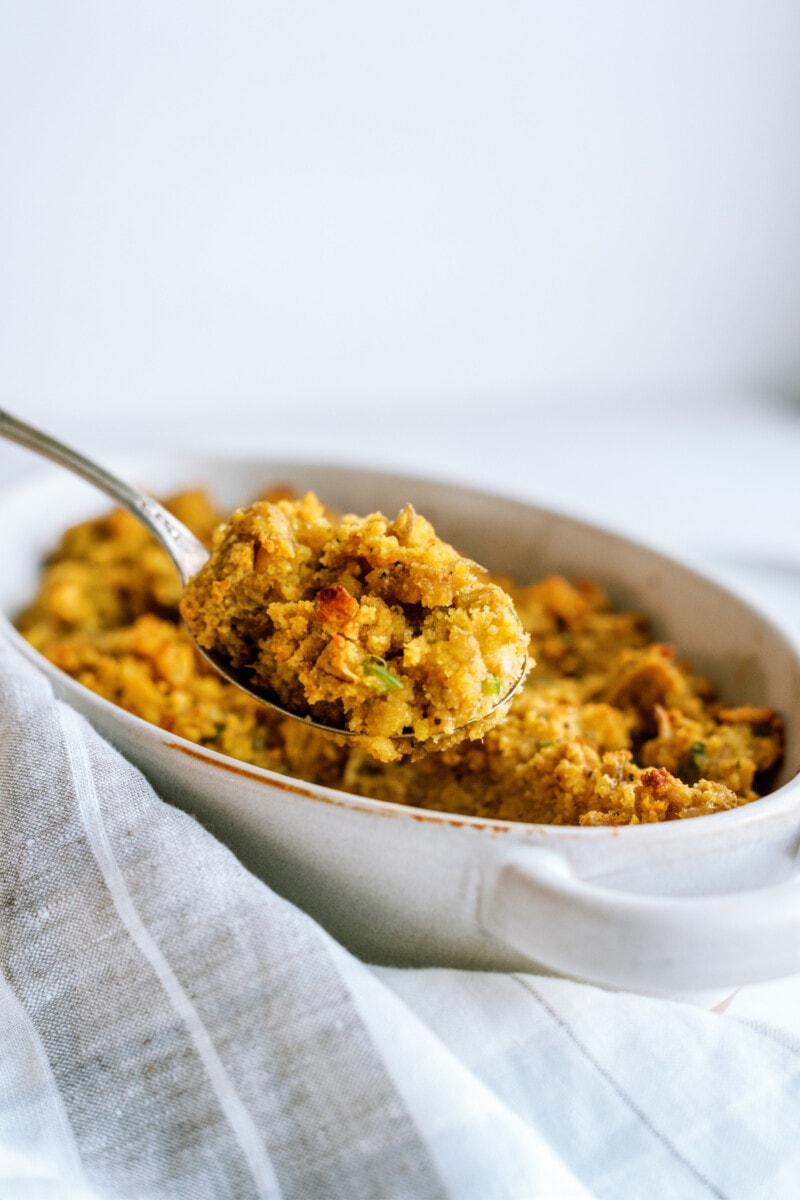 Easy Cornbread Stuffing Recipe for Thanksgiving - Lauren's Latest