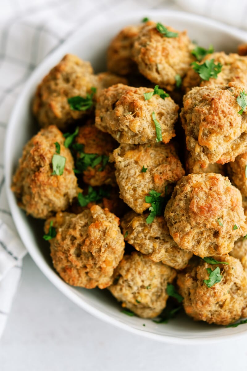 Cheddar Bay Sausage Balls - Lauren's Latest