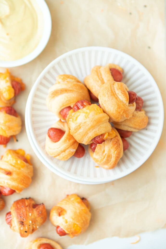 Pigs in a Blanket with Cheese - Lauren's Latest
