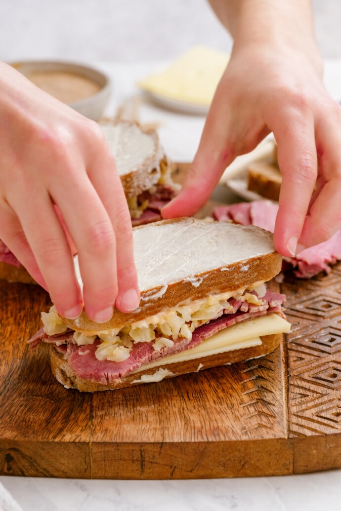 Reuben Sandwich Recipe - Lauren's Latest