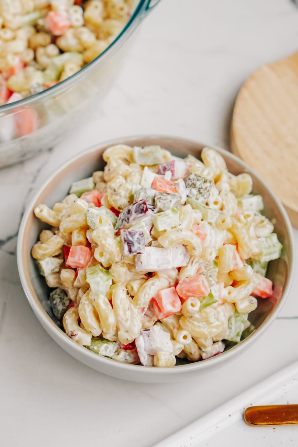 Simple Simple Macaroni Salad Recipe Recipe - Lauren's Latest