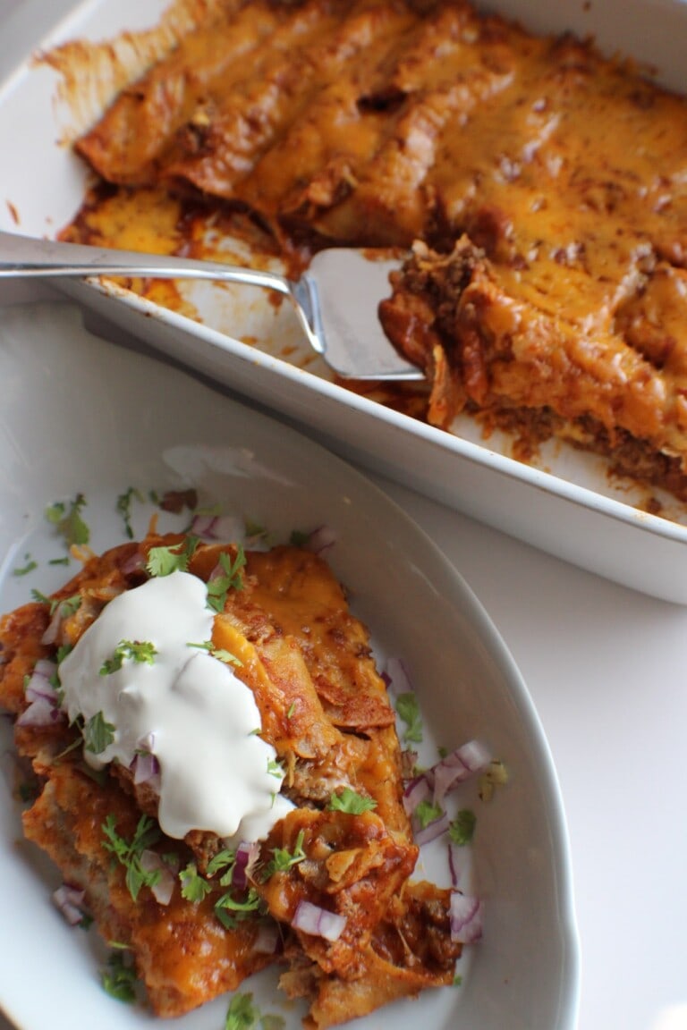 The BEST Chorizo Enchiladas - Lauren's Latest