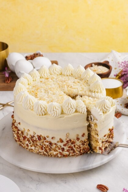 Amazing Italian Cream Cake Recipe - Lauren's Latest
