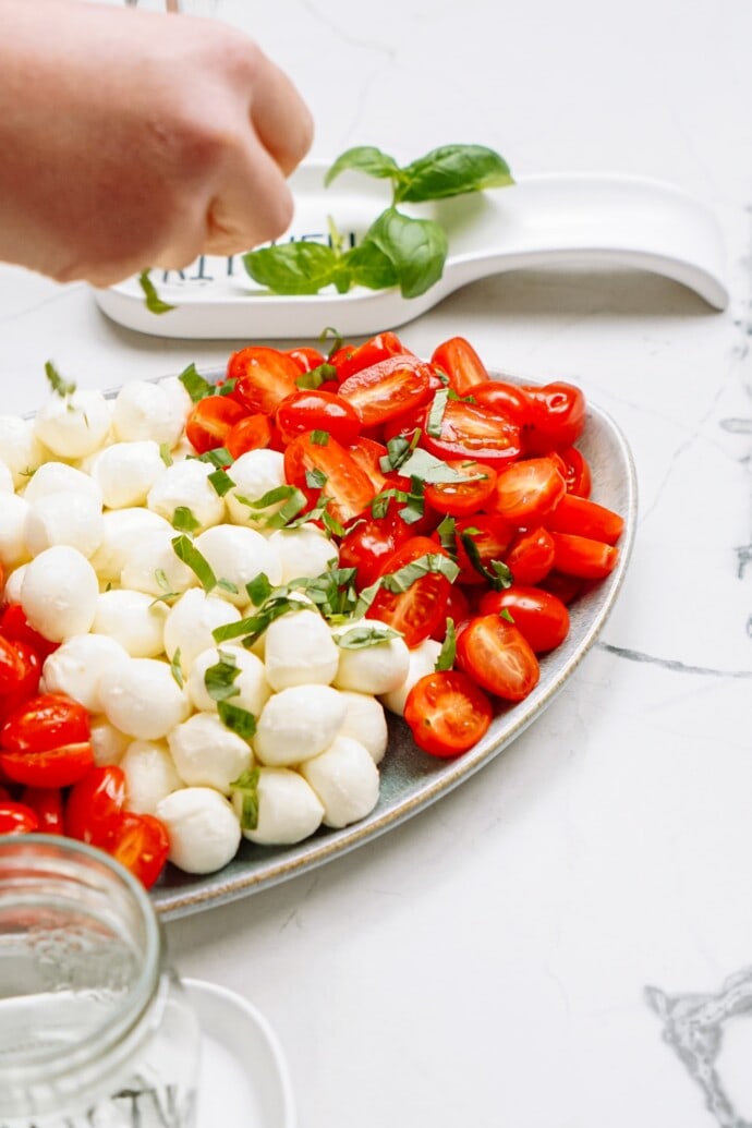 Caprese Salad with Balsamic Dressing - Lauren's Latest