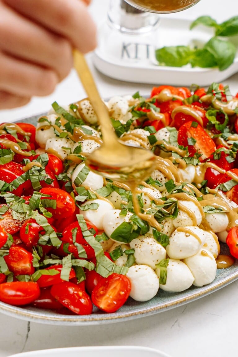 Caprese Salad Recipe with Balsamic Dressing - Lauren's Latest