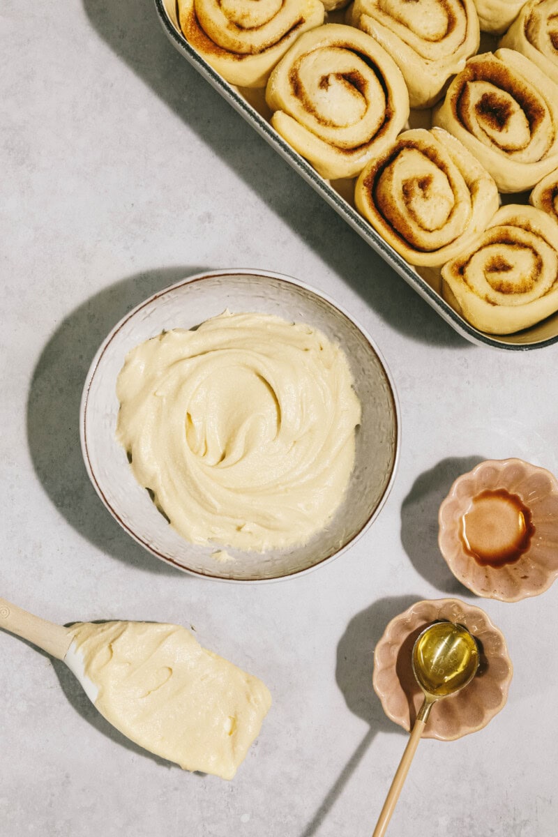 Cinnamon Roll Icing Recipe - Lauren's Latest