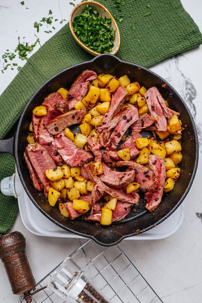 Leftover Prime Rib Hash - Lauren's Latest