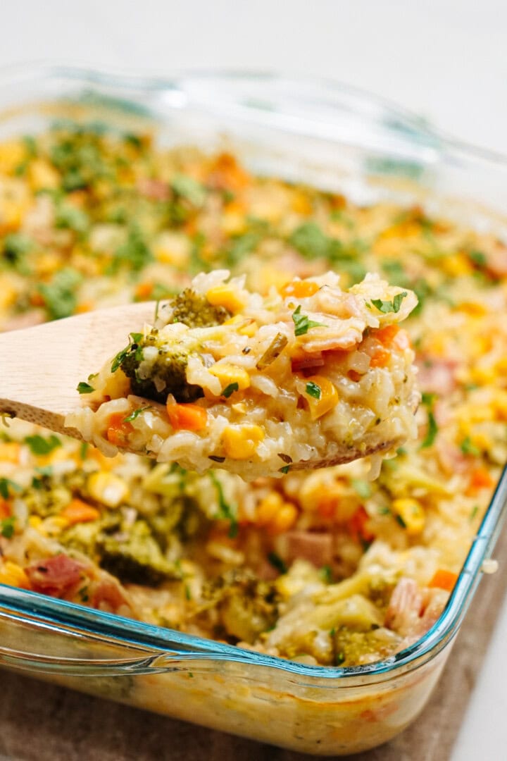 Broccoli, Ham and Cheese Casserole - Lauren's Latest