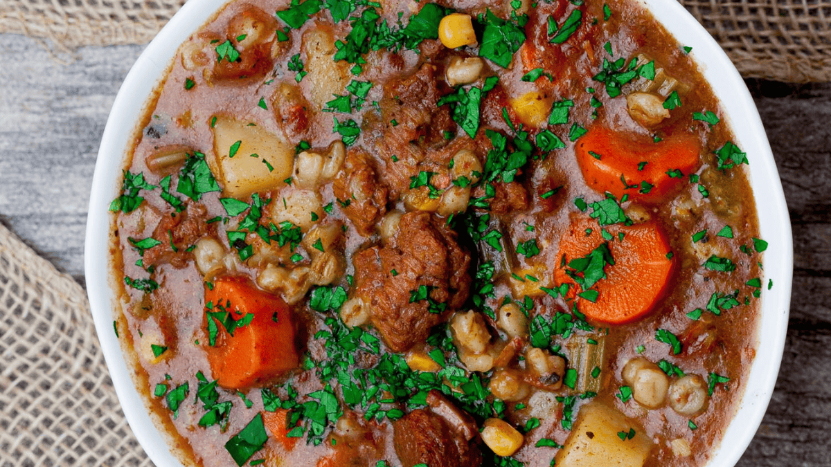 Beef and Barley Stew. Photo credit Chew Out Loud. - Lauren's Latest